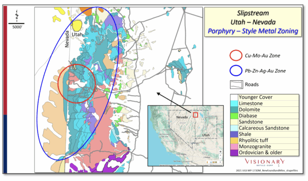 Visionary Acquires Slipstream Copper-Gold-Silver Porphyry Project in ...